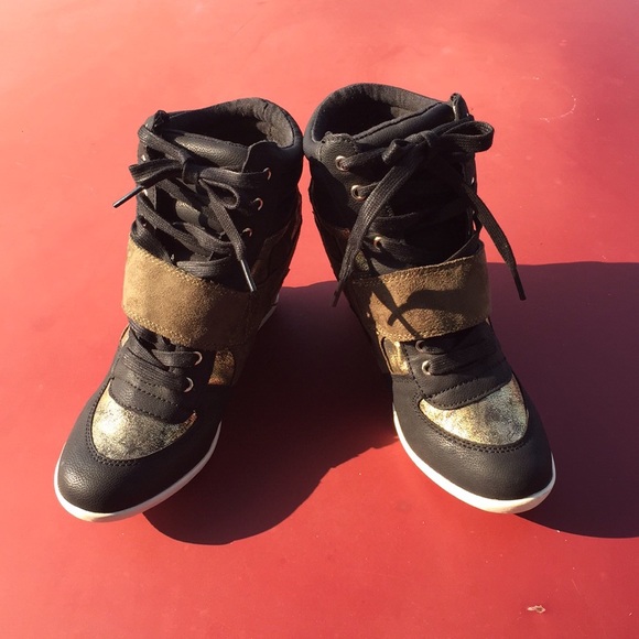 Express | Shoes | Express Wedge Sneakers | Poshmark